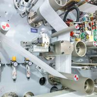 China Diaper Production Line Oversea Installation Customized Direction Full Servo System for sale
