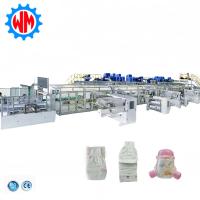 China Advanced Full Servo Control CE Baby Diaper Making Machine with Sample to Be Sent for sale