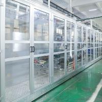 China Advanced Full Servo Control CE Baby Diaper Making Machine with Sample to Be Sent for sale