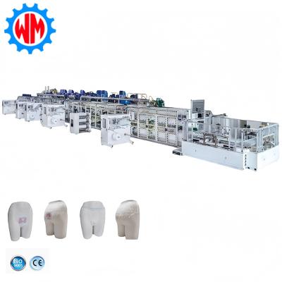 China 400 Pcs Min Full Servo Control Women Menstrual Panties Production Line 380V 50Hz CE for sale