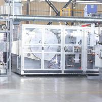 China High Speed Sanitary Pad Menstrual Panties Making Machine 250-400pcs/min with Auto Packaging & Touch Screen Control for sale