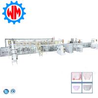 China High Speed Sanitary Pad Menstrual Panties Making Machine 250-400pcs/min with Auto Packaging & Touch Screen Control for sale