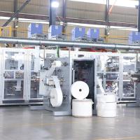 China High Speed Sanitary Pad Menstrual Panties Making Machine 250-400pcs/min with Auto Packaging & Touch Screen Control for sale