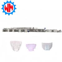 China Full Servo Sanitary Pad & Menstrual Panties Production Line 200-400 Pcs/Min with CE Certification for sale