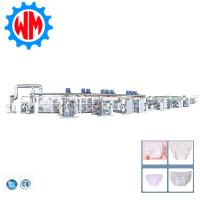 China Full Servo Sanitary Pad Menstrual Panties Making Machine 400pcs/min with CE Certification 220V/380V Power for sale