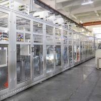 China 350M/Min Full Servo Underpad Production Line with PLC Control 70T Weight 380V Power Supply for sale