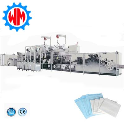 China Full Servo Underpad Mattress Making Machine 350m/min with PLC Control and CE Certificate for sale