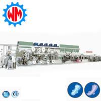 China Sanitary Pad Production Line 800-1200 PPM PLC Control ISO9001 Factory Supplier for sale