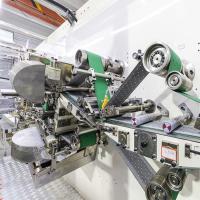 China Full Servo Sanitary Pad Machine 800-1200 PPM PLC Control CE ISO for sale
