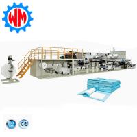 China PLC Control Mattress Pad Underpad Making Machine Full Servo Porduction for sale