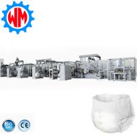 China Full Servo Baby Diaper Making Machine 380V 50Hz with PLC Control for sale