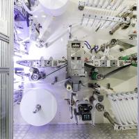 China Sanitary Pad Production Line 800-1200 Pcs/Min PLC Servo Drive CE Certified for sale