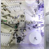 China CE Sanitary Napkin Production Line 1200pcs/min PLC Servo Drive 240V for sale