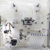 China Intelligent PLC Controlled Sanitary Napkin Production Line 800-1200 PPM CE Certified for sale