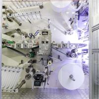 China Intelligent PLC Controlled Sanitary Napkin Production Line 800-1200 PPM CE Certified for sale