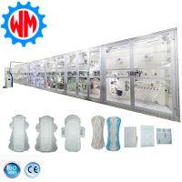 China Full Servo High Speed Sanitary Pad Making Machine Smart Panel PLC Control for sale