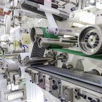 China Sanitary Pad Making Machine 1200pcs/min 98% Yield Rate PLC Servo Drive Production Line for sale