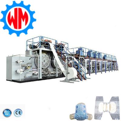 China Full Servo Adult Diaper Making Machine 200-400 Pcs Min CE Approved for sale
