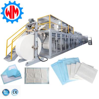 China Full Servo 500pcs/min Mattress Pad Underpad Making Machine Customizable Sizes for sale