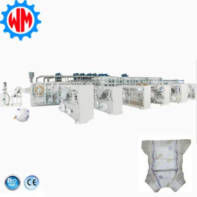 China 700pcs/min Baby Diaper Manufacturing Machine 380V 50HZ CE ISO9001 for sale