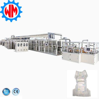 China Baby Diaper Production Line 230KW 380V 50HZ PLC Control Custom for Europe for sale