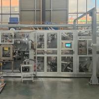 China Full Servo Adult Diaper Manufacturing Machine 400 Pcs Min 380V 50Hz for sale