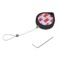 China Anti Theft Retractable Product Tether Security Pull Box 900mm Stainless Steel Cord for sale