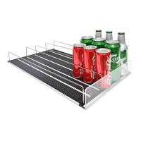China Gravity Feed Roller Shelf for Beverage Cans Retail Display 490mm Width Adjustable for sale