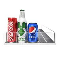 China Gravity Feed Roller Shelf for Beverage Cans Retail Display 490mm Width Adjustable for sale