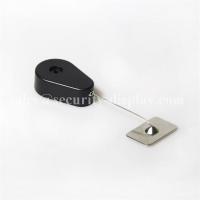 China Drop-Shaped Anti Theft Recoiler Pull Box 90cm ABS Plastic Retail Security Tether for sale