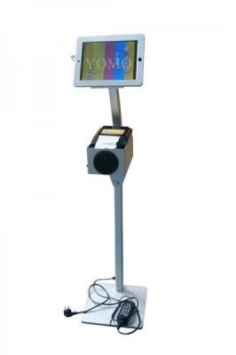 China Locking Aluminum Tablet Kiosk Stand with Swivel Stop for 9.7 to 10.1 inch Tablets for sale