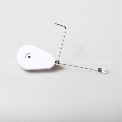 China Water Drop Anti Theft Retractable Pull Box 90cm 0.9mm Cable Ring Terminal for sale