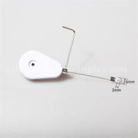 China Water Drop Anti Theft Retractable Pull Box 90cm 0.9mm Cable Ring Terminal for sale