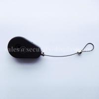 China Water Drop Anti Theft Pull Box Recolier 90cm Stainless Steel Cable Adjustable Lasso Loop for sale