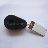 China Teardrop Pullbox Anti Theft Tether 90cm Cable 0.9mm Diameter with Sticky Dog Tag Endfitting for sale