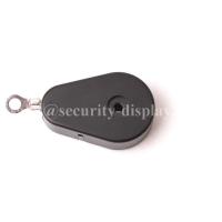 China Drip Shape Retractable Security Anti Theft Pull Box with Ring Terminal 90cm Cable 0.9mm Diameter for sale