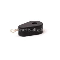China Drip Shape Retractable Security Anti Theft Pull Box with Ring Terminal 90cm Cable 0.9mm Diameter for sale