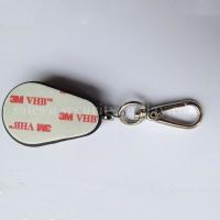 China Tear Shape Retractable Anti Theft Pull Box Recoiler with Key Hook End for sale