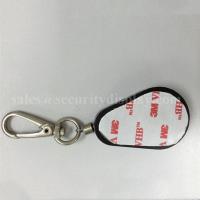 China Tear Shape Retractable Anti Theft Pull Box Recoiler with Key Hook End for sale