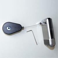 China Plastic Tear Shape Security Pull Box Recoiler with 90cm Loop Cable End for sale