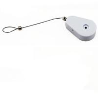 China Drop Shaped Store Display Security Tether Retractors 90cm Cable 0.9mm Diameter ABS Plastic for sale