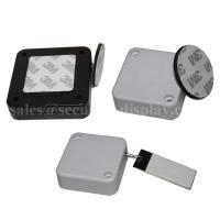 China Square Anti-Theft Retractable Pull Box Recoiler ABS 43mm 90cm Stainless Steel Cable for sale