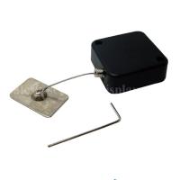 China Anti-shoplifting Retracting Cable 90cm with Flexible Sticking Plate End ABS Plastic Box for sale