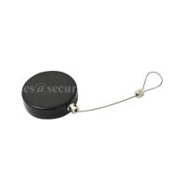 China Plastic Anti Shoplifting Round Recoiler With Adjustable Lasso Loop End for sale