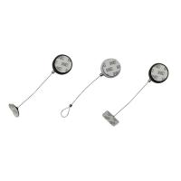 China Plastic Anti Shoplifting Round Recoiler With Adjustable Lasso Loop End for sale