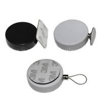 China Round Anti-Theft Display Pull Box Recoiler 90cm Cable 41mm ABS Plastic Security Tether for sale