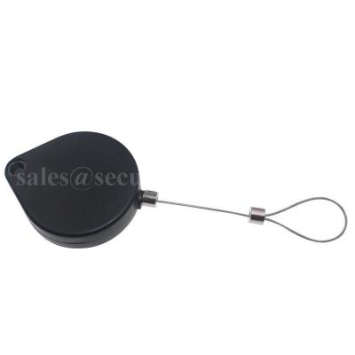 China Heart Shape Retail Security Pull Box 90cm Adjustable Lasso End ABS Plastic Anti-Theft Display for sale