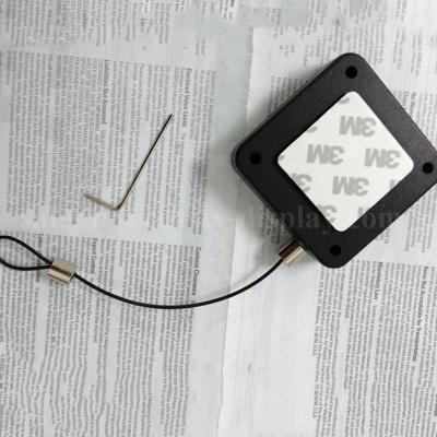 China Square Retracting Security Tether with Adjustable Lasso End 90cm 1.5mm for sale