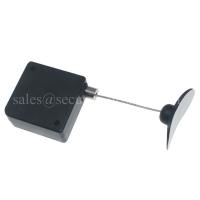 China Mini Square Anti-Theft Recoiler with Pause Function 90cm Cable 0.9mm Stainless Steel for sale