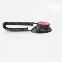 China Universal Coiled Security Tether with Magnets 20cm Cable Stretches to 80cm for sale